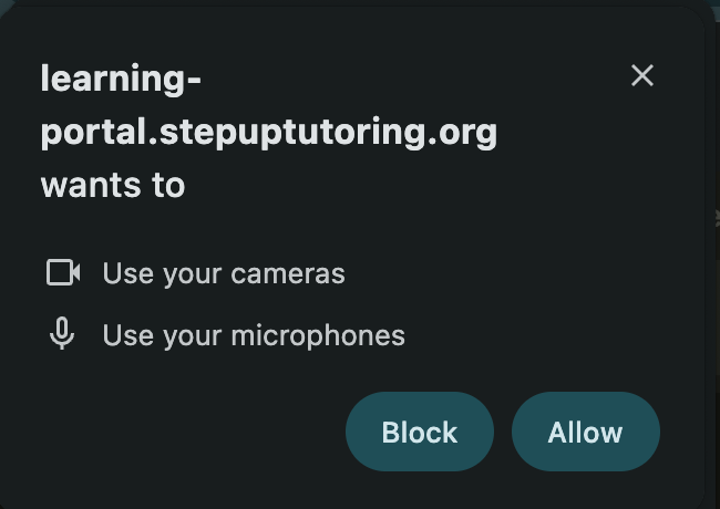 Learning Portal Tech Guide – Step Up Tutoring