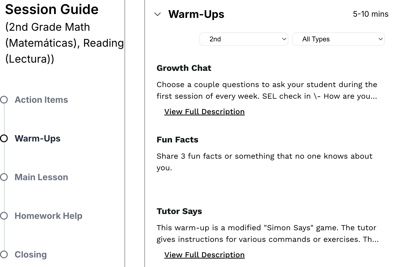 Warm Up Activities (Icebreakers) – Step Up Tutoring